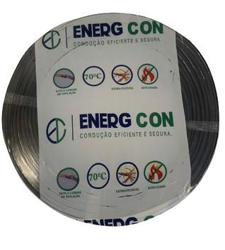 Fio Cabo Flexivel 6mm preto 50 metros - ENERG CON - Cabo / Fio Elétrico ...