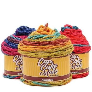 Fio Cupcake Maxi Tie Dye Círculo 200g - CIRCULO - Linha de Crochê ...