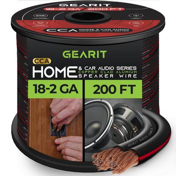 Fio de alto-falante GearIt Pro Series 18 calibre 60 m CCA Copper - Alto ...