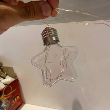 Fio De Led Com 10 Lâmpadas Estrelas Fio De Fada USB e Pilha - Teruma ...