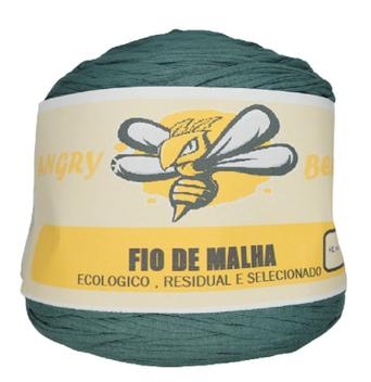 Fio De Malha Residual 1kg Artesanato Croche Trico Verde - Angry Bee ...