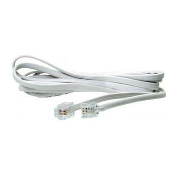 Fio De Telefone Rj11 Para Extensão 2 Conectores 2 Metros com filtro de ...