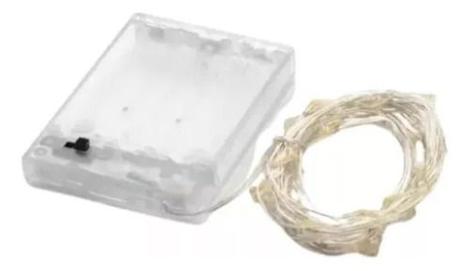 Fio Fada Fio Led Branco Frio 30 Lampadas, 3 Metros Cromus - Fio de Fada ...