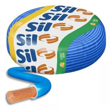 Fio Sil Cabo Flexível 6mm 100 Metros Fio Elétrico Anti Chama Diversas ...