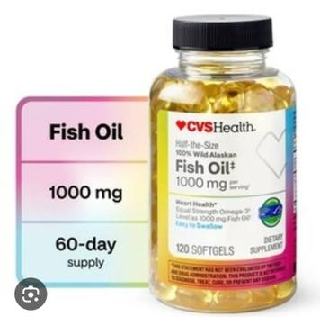 Fish Oil 1000mg - CVS Health - Ômega 3 / Óleo de Peixe - Magazine Luiza