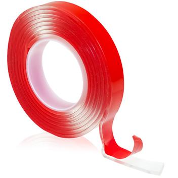 Fita Cola Dupla Face Fina Resistente Transparente Paredes - TEX WEB ...