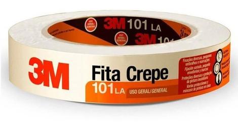 Fita Crepe 3M 18mm x 50m Uso Geral - Fita Adesiva e Acessórios ...