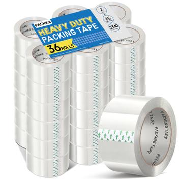 Fita de embalagem PACKKA Clear 36 Rolls Heavy Duty 65m x 5cm - Fita ...
