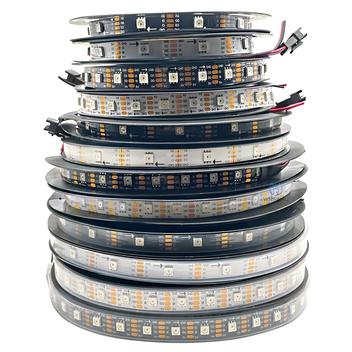 Fita De LED Pixel Inteligente 5m Rolo DC5V SMD APA102 SK9822 30 60 144 ...