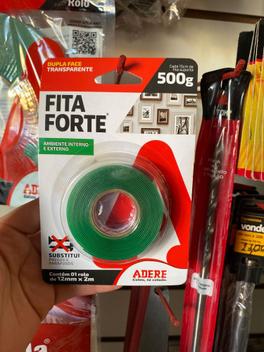 Fita forte 500g 12mm x 2m - Adere - Fita Adesiva e Acessórios ...