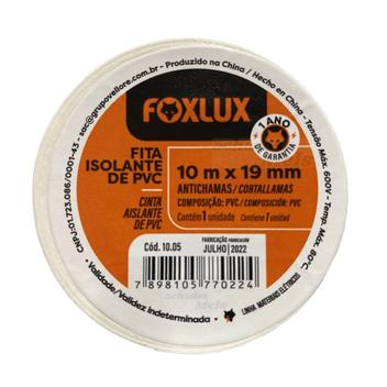 Fita Isolante Colorida Foxlux Pvc Antichama 19mm X 10 Metros - Fita ...