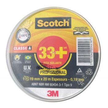 FITA ISOLANTE SCOTCH 33 19mmX20m - 3M - Fita Isolante - Magazine Luiza