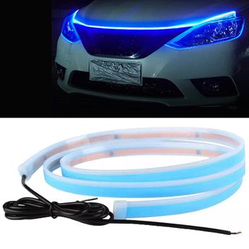 Fita Led Capo Carro Luz DRL Sequencial 1 Metro e 50cm Iluminaçao ...