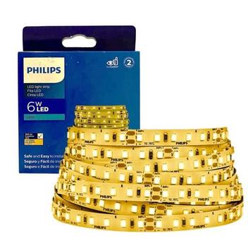 Fita Led Philips 5 Metros 6w 24v Luz Quente 2700k 560lm/m - Fita de LED ...