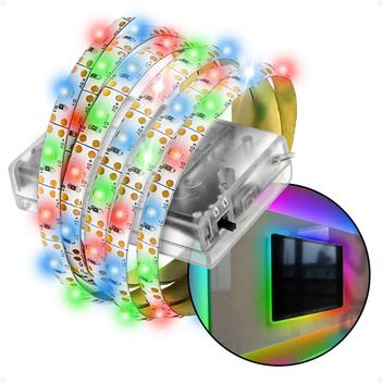 Fita Led RGB 120 Leds Para Quarto Sala Autoadesiva 2 Metros - Hxt ...