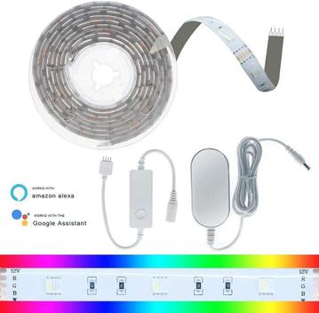 Fita Led Tuya Smart Inteligente Aplicativo Wi-fi RGB 5 Metros - Fita de ...