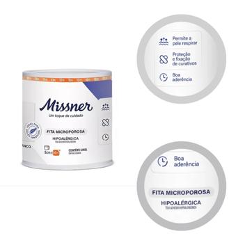 Fita Microporosa Branca 5cm X 10m Missner - Fita Microporosa - Magazine Luiza