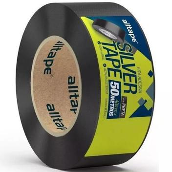 Fita Silver Tape Duct 48Mm X 50M Alltape - Preto - Silver Tape ...