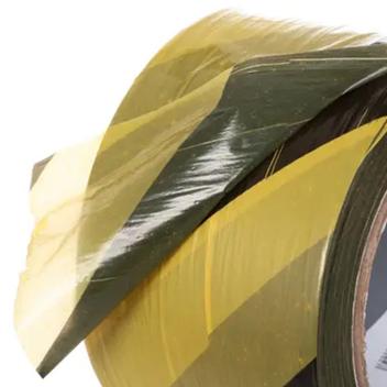 Fita Sinalizaçao Zebrada 100 Metros Segurança Demarcaçao Sem Cola Area ...