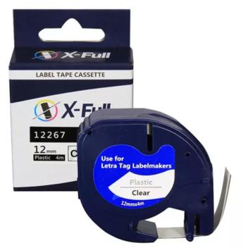 Fita Transparente Rotulador Dymo 12267 Letratag LT100 ou XR - X-Full ...