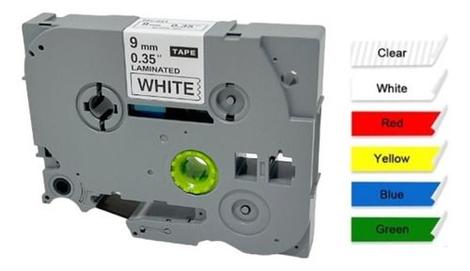 Fita Tze Tz Tzc Compatível P/ Rotulador Brother 9mm - Label Tape - Fita ...