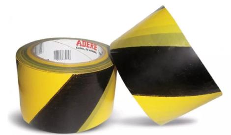 Fita Zebrada Amarela E Preta 70x200m - Adere - Fita de Demarcação ...