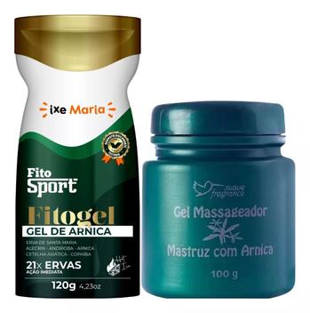 FitoSport Gel de Arnica Fitogel 21 Ervas + Gel Massageador Mastruz Com ...