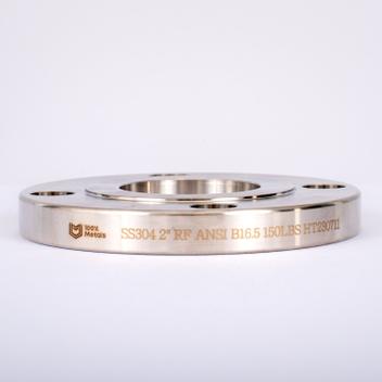 FLANGE LISO INOX 304 RF 150LBS IMP. - 2.1/2 (73.00mm) - 100% Metais ...