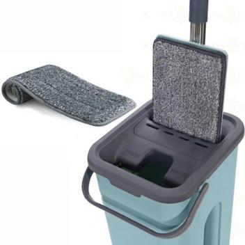 Flat Mop Vertical Lava E Seca Multiuso Com Balde 2 Refil - Home ...