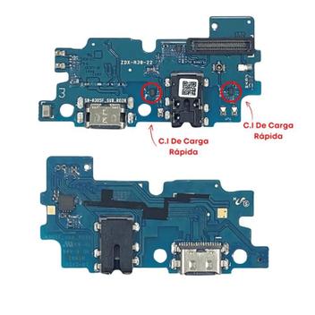 Flex Conector Carga Placa Compatível Galaxy A30 A305 - Peça Flex para ...