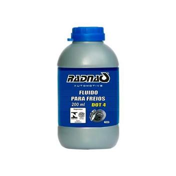 Fluído De Freio Dot4 Radnaq 200ml Kit 12 Unidades - Fluido de Freio ...