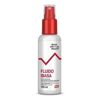 Fluido Ibasa Spray 100ml - Para Dor Muscular - Farmácia Pet - Magazine ...