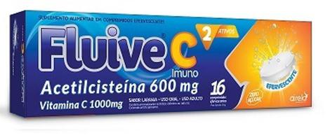 Fluive C Imuno Efervecente 16 Comprimidos - Airela - Vitaminas A-Z ...