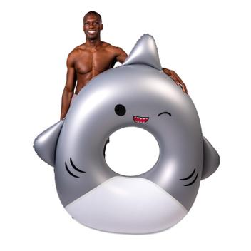 Flutuador de piscina inflável BigMouth x Squishmallows Gordon Shark ...