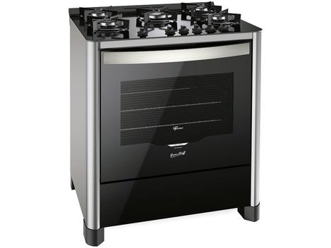 Fogão a Gás de Piso 5 Bocas Fischer Gran Cheff - Peças para Fogão ...