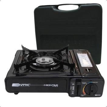Fogareiro FrontierFlex - Fogão Camping à Gás Acendedor Automático Preto ...