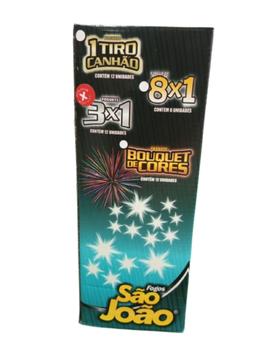 Fogos São João 3x1 rojão caixa c /12 unidades - Estalinho / Biribinha ...