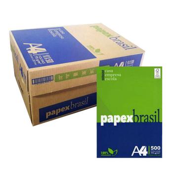 Folha de Papel A4 Papex Brasil Pacote com 500 Folhas - Papéis ...