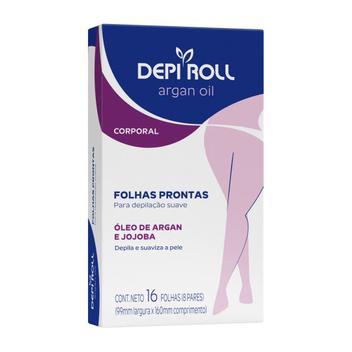 Folhas Prontas Para Depilação Corporal Argan Oil Depi Roll - Depiroll ...