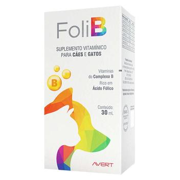 Folib 30Ml Suplemento Vitamínico Para Cães e Gatos - Avert - Vitaminas ...