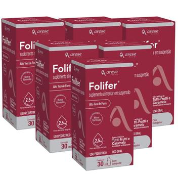 Folifer Gotas Tutti-frutti E Caramelo Kit 6un De 30ml Cada - ARESE ...