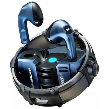 Fone Bluetooth Gamer 5.3 Android Ios Pc Gaming Ipx4 Azul - MONSTER ...