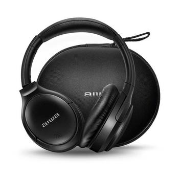 Fone De Ouvido Aiwa Bluetooth Dobrável Aws-Hp-01-B Preto - Headphone Bluetooth - Magazine Luiza