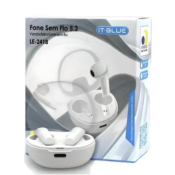 Fone De Ouvido Bluetooth 5.3 Celular Pc Sem Fio Microfone LE-2418 - It-Blue - Fone de Ouvido ...