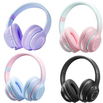 Fone De Ouvido Bluetooth 5.3 Sem Fio Regulagem Lateral Com Led Rgb ...