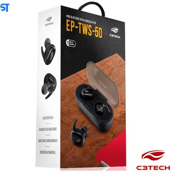 Fone de ouvido bluetooth c3tech ep-tws-50bk - C3 TECH - Fone de Ouvido ...