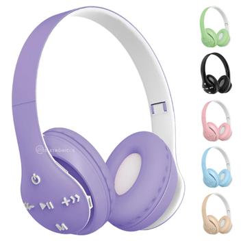 Fone de Ouvido Bluetooth Over-Ear com Rádio FM, Cartão SD e Conforto ...