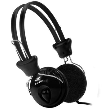 Fone de Ouvido C3 Tech Tricerix PH-80BK - com Microfone e Controle de ...