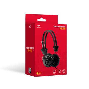 Fone De Ouvido C3tech Mic Usb Tricerix Ph-200bk - C3 TECH - Headset com ...