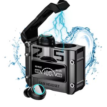 Fone De Ouvido Estério Gamer Com Microfone Bluetooth Bateria Digital ...